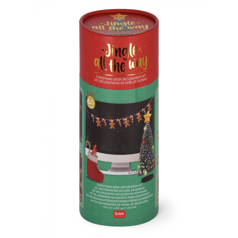 Legami - Legami Christmas Desk Decoration Kit Jingle All The Way ...